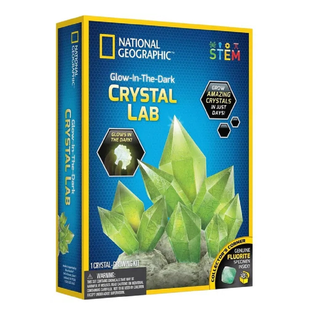 National Geographic Glow in Dark Crystal Growing – Geppel's Legetøj
